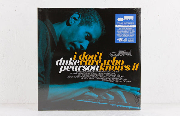 Duke Pearson – I Don't Care Who Knows It – Vinyl 2-LP – Mr Bongo– Mr Bongo USA